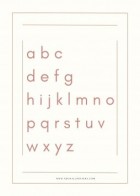 ABC Wallposters – Cute alphabet posters and design for kids in all ages.